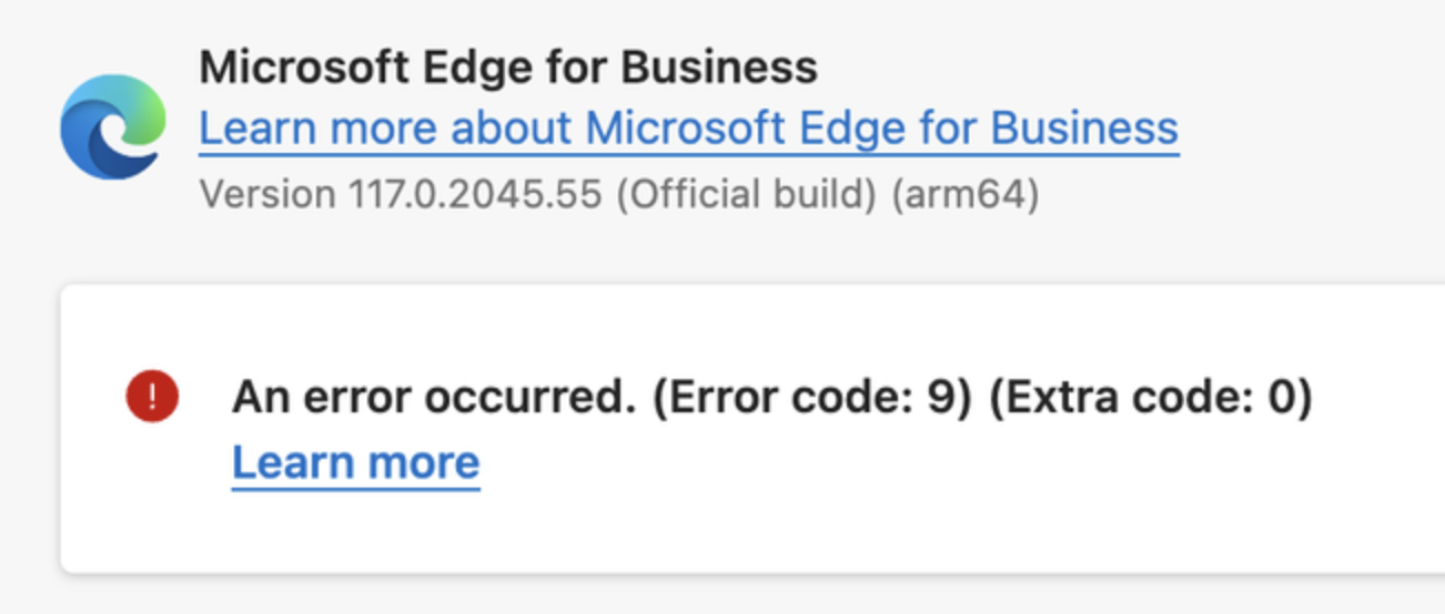 How to fix the “Error code: 9” update problem in Microsoft Edge for ...